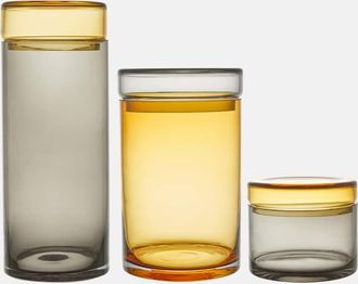 Pols Potten Set Caps & Jars aus drei Aufbewahrungsgefäßen