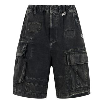 Miharayasuhiro Mihara Yasuhiro - Shorts Cargo R&eacute;par&eacute;s - Homme - Shorts - Noir - Taille: S