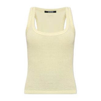 Jacquemus Rippstrick-Top - - Tops - Damen - Gelb - XS