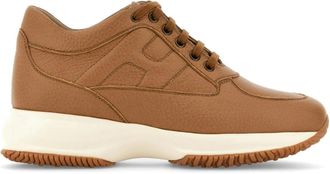 Hogan Femme, Chaussures, Brun, Taille: 35 1/2 EU Interactive Baskets