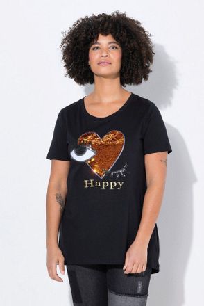 Angel Of Style T-Shirt T-Shirt A-Linie Augen-Herz