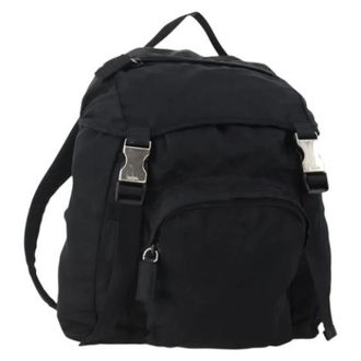 Prada Pre-owned Vintage Nylon Backpack - - Pre-owned - Damen - Schwarzk - ONE SIZE
