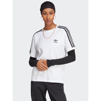 adidas T-Shirt Adicolor Classics 3-Stripes T-Shirt IB7410 Weiß Regular Fit