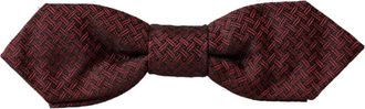 Dolce & Gabbana Homme, Accessoires, Rouge, Taille: ONE Size Papillon en Soie