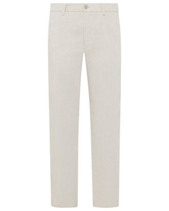 Mac Jeans Chino Dean aus einem Leinen-Lyocell-Mix, Tapered Fit in