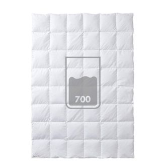 Kauffmann First Class Elegance 700 Daunendecke, Kassettendecke 4x6 3cm Steg, W&auml;rmeklasse: Warm, 135 x 200 cm, 60&deg; waschbar