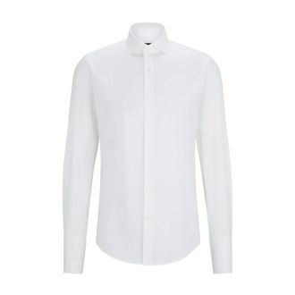 HUGO BOSS Homme, Chemises, Blanc, Taille: 4XL Camicia