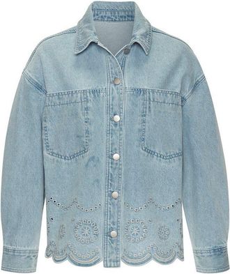 Buffalo Jeansjacke mit Stickereidetails