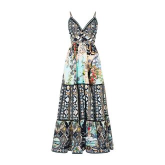 Camilla Tiered Bodice Dress - - Dresses - Damen - Mehrfarbig - L