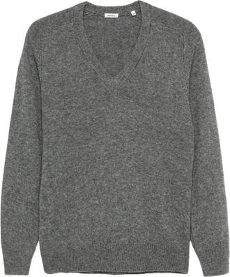 Aspesi pull en maille fine - Gris