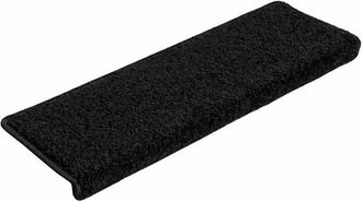 vidaXL Stufenmatten 20 Stk. 65x21x4 cm Schwarz Rechteckiger Rand vidaXL