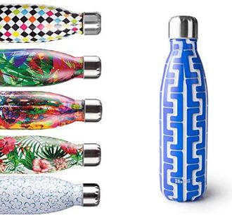 Ibili Thermokanne Bridge, 500 ml, Edelstahl 18/10, Doppelwand, wiederverwendbar