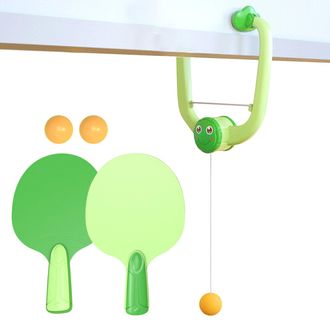 Generico T&uuml;rpong-Set f&uuml;r Kinder, lustiges tragbares Set mit Schl&auml;gern und interaktiven B&auml;llen, Tischtennistrainer f&uuml;r T&uuml;rrahmen, f&uuml;r Kinder, M&auml;dchen, Jugendlic