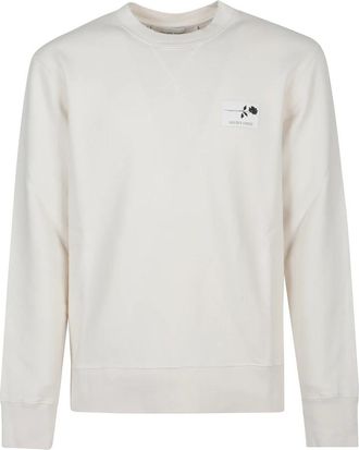 Golden Goose Homme, Sweatshirts et sweats &agrave; capuche, Blanc, Taille: XL Journey Crewneck SweaT-shirt