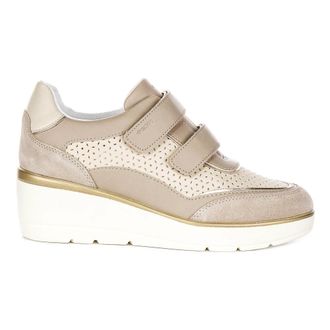 Geox Femme, Chaussures, Beige, Taille: 40 EU Compens&eacute;es taupe pour femmes