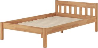 Erst-Holz Massivholzbett Echtholzbett Holzbett 120x220 Buche Zubeh&ouml;r w&auml;hlbar V-60.83-12-220Rollrost inkl