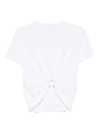Paco Rabanne Klassisches T-Shirt - Weiß