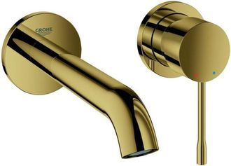 GROHE Essence - Waschtischarmatur m, 2-Loch Montage, Cool Sunrise 19408GL1 - Grohe