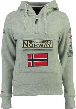 Geographical Norway Kapuzenpullover Gymclass by leyoley mit großer Bauchtasche und warmer Kapuze