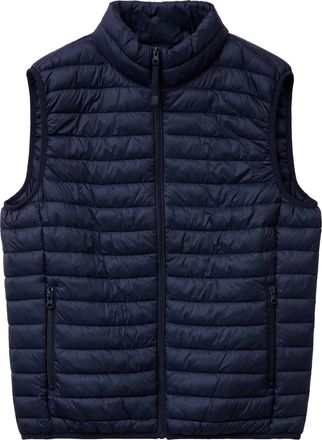 Benetton Herren Gilet 2twduj00p Jacke, blau, L
