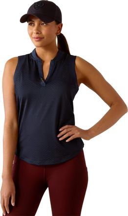 Ariat Womens Mesa Sleeveless Baselayer Top in Navy Eclipse, Size X-Large, by Ariat