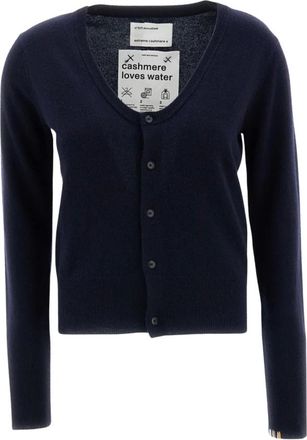 Extreme Cashmere N&deg;511 Cardigan Dorothea - Femme - Pulls - Bleu - Taille: ONE Size