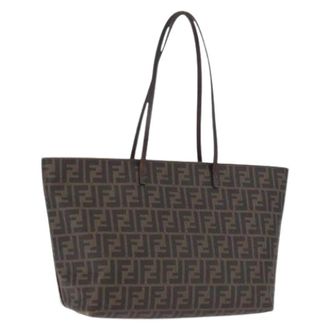Fendi Pre-owned Vintage Zucca Canvas Tote Bag - - Pre-owned - Damen - Braun - ONE SIZE