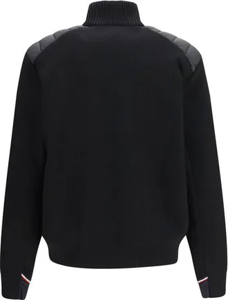 Moncler Wool-Blend Insulated Jacket - Black