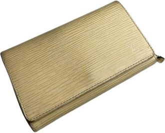 Louis Vuitton unisex, Pre-owned, Blanc, Taille: ONE Size Portefeuille Pre-owned