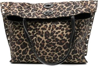 Zanellato Femme, Sacs, Brun, Taille: ONE Size A Spasso Tokyo Animalier Medium Tote Bag