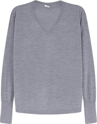 Aspesi Femme, Pulls, Gris, Taille: 38 FR Pull col en V