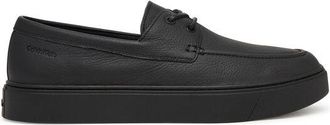 Calvin Klein Halbschuhe Hybrid Clean Boat Shoe Lth HM0HM02233 Schwarz