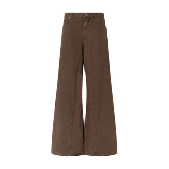 Pinko Winona Wide Leg Bull Slegato - - Jeans - Damen - Braun - W28