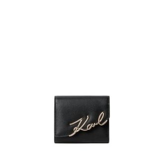Karl Lagerfeld Portefeuille &agrave; logo en cuir