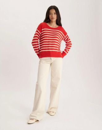 Ines De La Fressange Femme, Pulls, Rouge, Taille: 44 FR Nemo Jumper