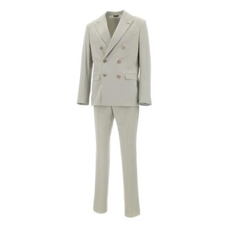 Manuel Ritz Homme, Costumes, Gris, Taille: S Ensemble de costume deux pi&egrave;ces en viscose stretch