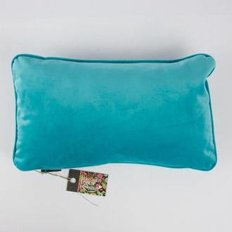 Schöner Leben Samtkissen türkis 30x50cm