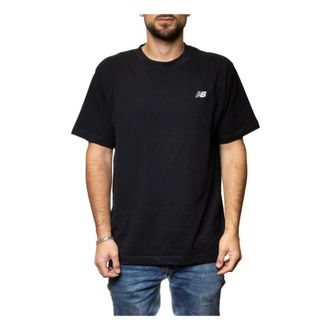 New Balance Homme, Sport, Noir, Taille: XS T-shirt en coton Essentials