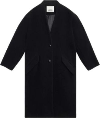 Isabel Marant Florane Coat - - Coats - Damen - Schwarzk - S