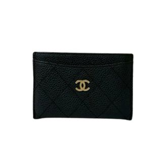 Chanel Porte-cartes Pre-owned - Femme - Pre-owned - Noir - Taille: ONE Size
