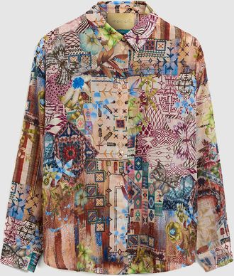 Momoni Chemise Colinas Shirt Terra Multicolor