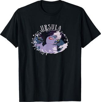 Disney The Little Mermaid Ursula Ariel Silhouette Portrait T-Shirt