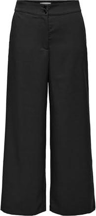 Jacqueline de Yong Jdydora Dora Hw Wide Pant TLR, Noir, (M) W x 32L Femmes