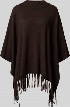 Herzensangelegenheit Poncho aus Baumwoll-Kaschmir-Mix