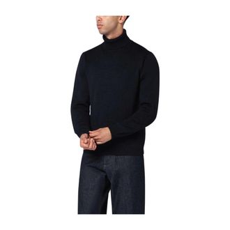 Roberto Collina Merino-Woll-Rollkragenpullover - - Knitwear - Herren - Blau - 2XL