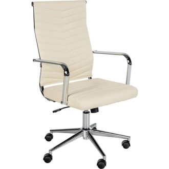 Clp B&uuml;rostuhl Canby Kunstleder creme