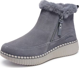 Skechers Wilshire Blvd Damen Fresh Zip, GRAU, 36.5 EU