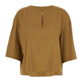 Max Mara Mxpsospiro Bluse - - Blouses & Shirts - Damen - Beige - 2XS