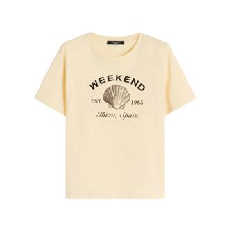 Max Mara Wkdbora T-shirt - - Tops - Damen - Gelb - XS