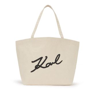 Karl Lagerfeld Shopper - K/SIGNATURE SHOPPER - Gr. unisize - in Beige - f&uuml;r Damen